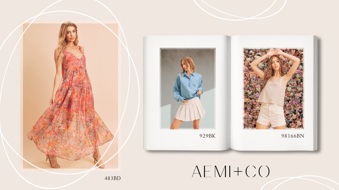 Aemi + Co Wholesale Products 10% Off - FashoionGo