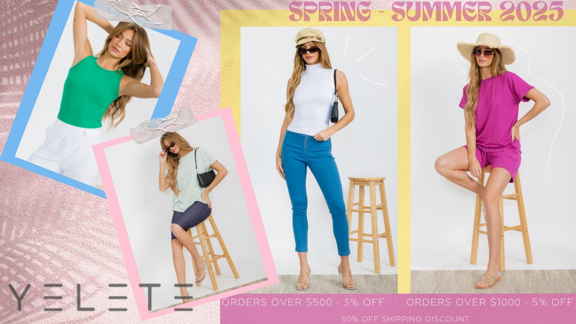 Yelete Wholesale Products 3% Off - FashionGo